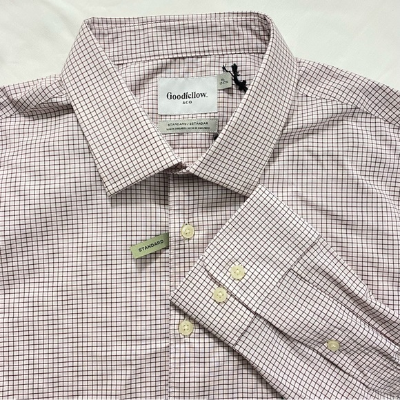 Goodfellow & Co | Shirts | Mens Goodfellow Plaid Xl Regular Fit Stretch ...